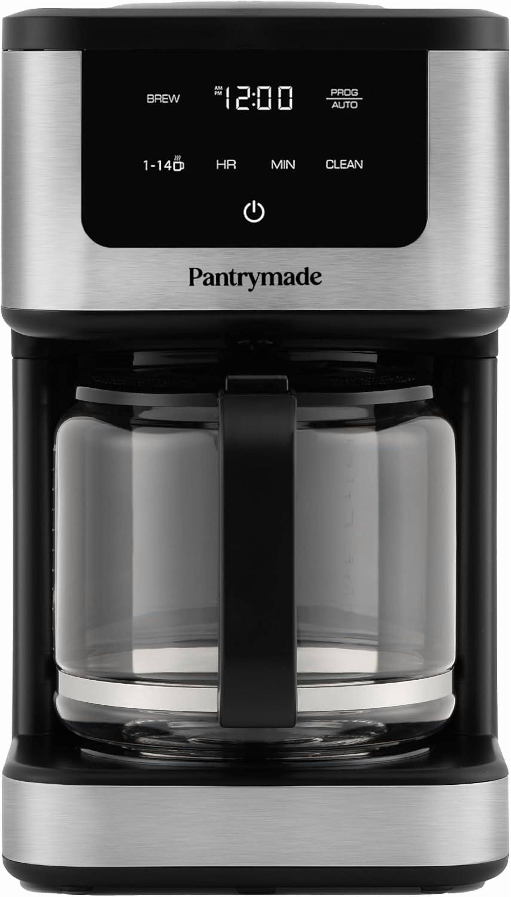Deluxe 14 Cup Programmable Drip Coffee Maker with Glass Carafe Large ...