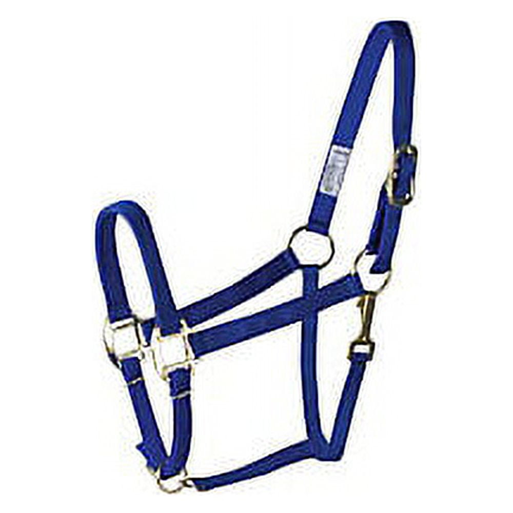 Deluxe 3-Ply Adjustable Nylon Halter w/Snap Averag - Walmart.com