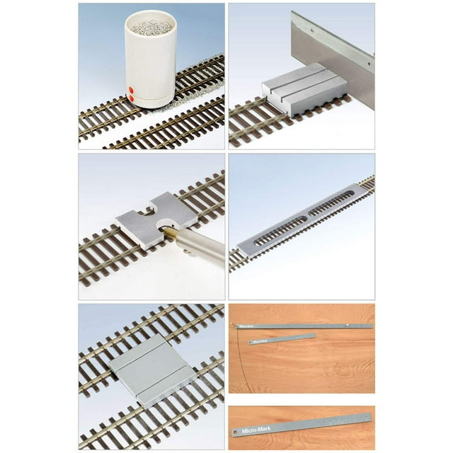 Deluxe 7-piece HO Gauge Track Laying Set - Walmart.com