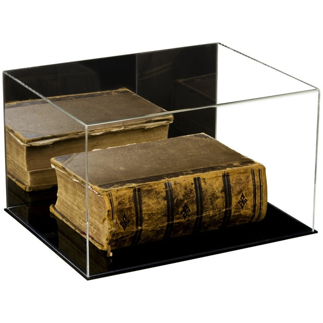 Deluxe Acrylic Book Display Case with Mirror (A025) - Walmart.com