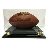 Deluxe Acrylic Football Display Case - Clear Back - Walmart.com