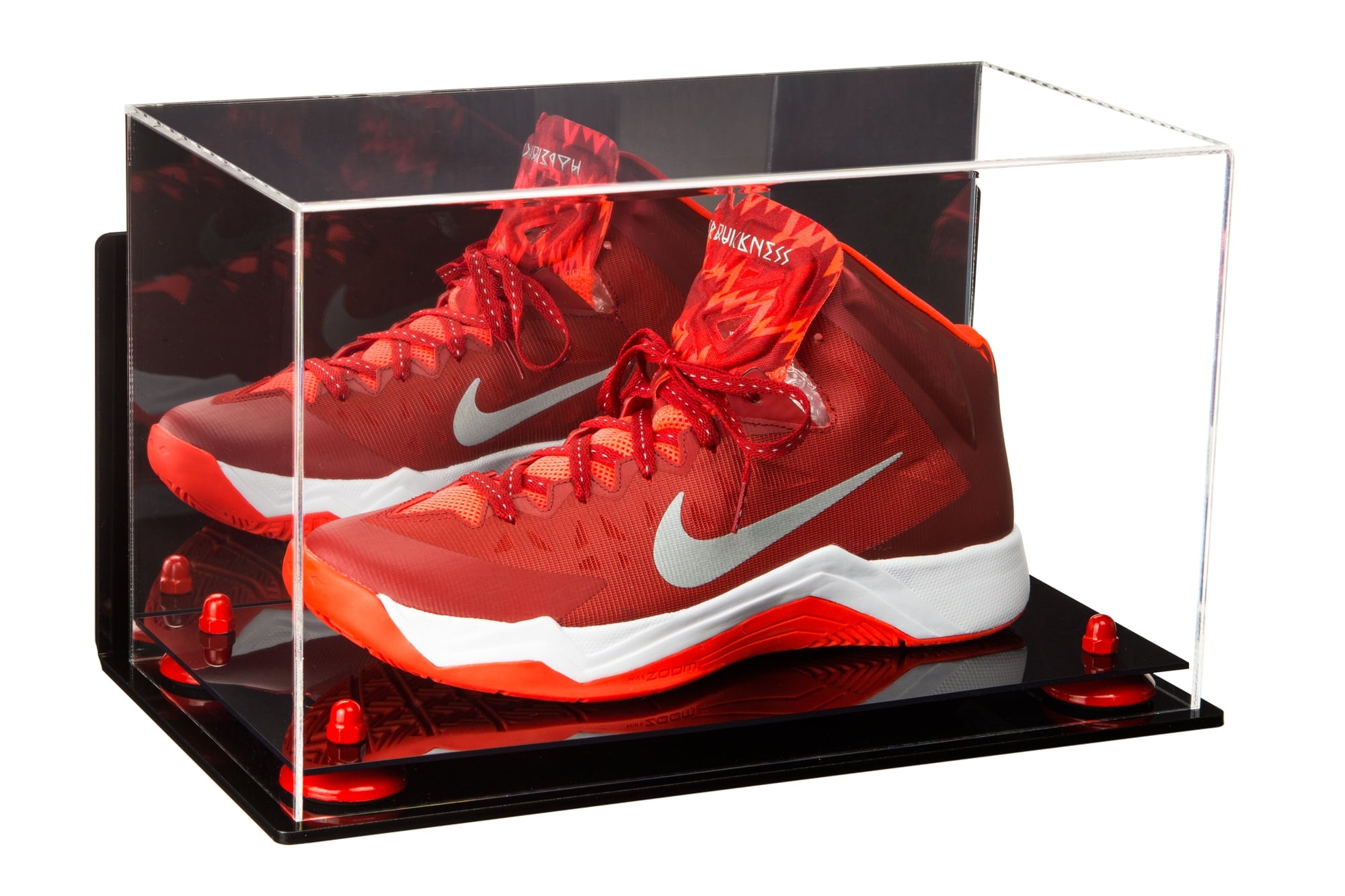 Deluxe Acrylic Large Shoe Display Case for Basketball Shoe Soccer Cleat ...
