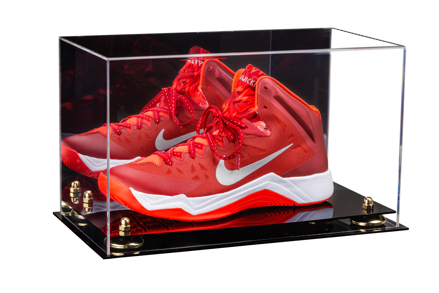 Deluxe Acrylic Large Shoe Display Case for Basketball Shoes Soccer ...