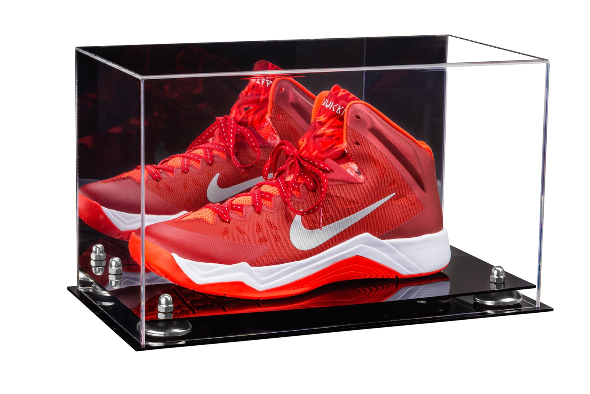 Deluxe Acrylic Large Shoe Display Case for Basketball Shoes Soccer ...