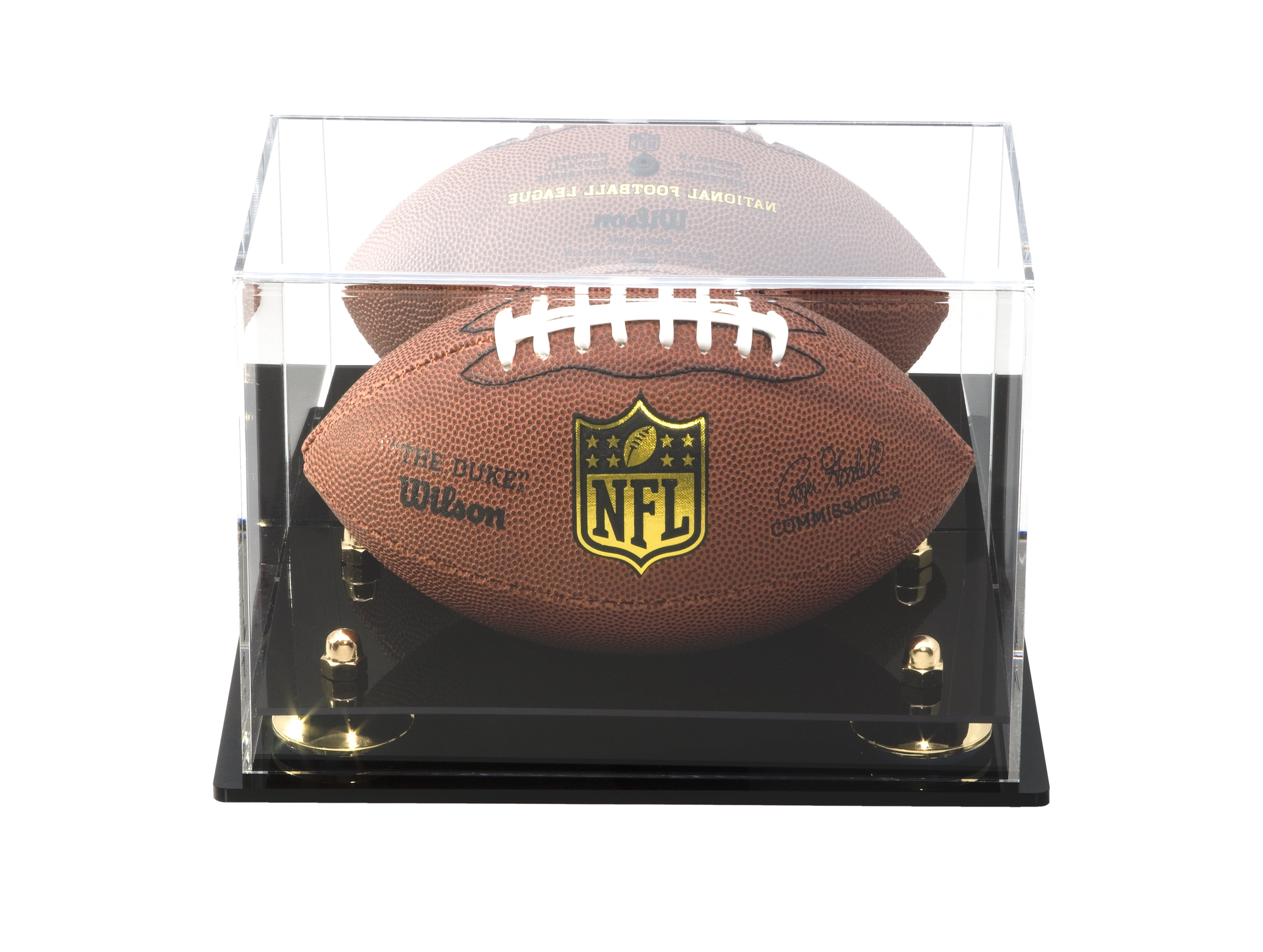 Deluxe Acrylic MINI - Miniature (not full size) Football Display Case ...