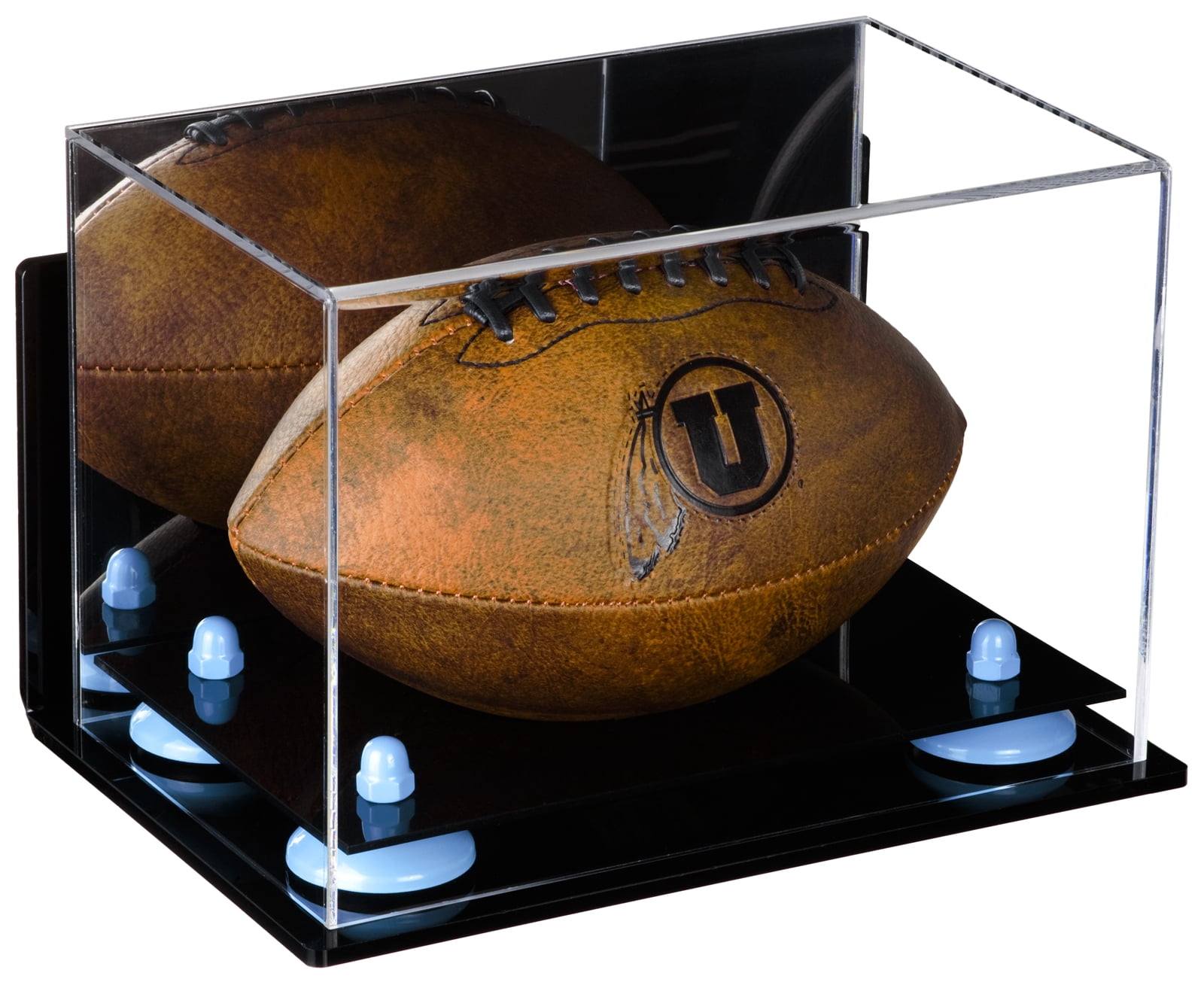 Deluxe Acrylic Mini - Miniature (not Full Size) Football Display Case ...