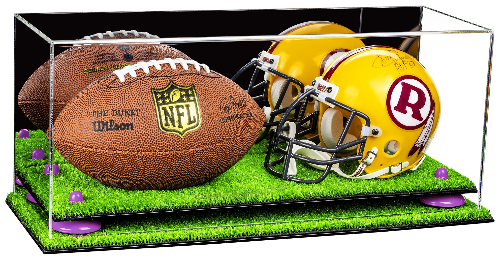 Deluxe Acrylic Mini - Miniature (not Full Size) Football and Helmet ...