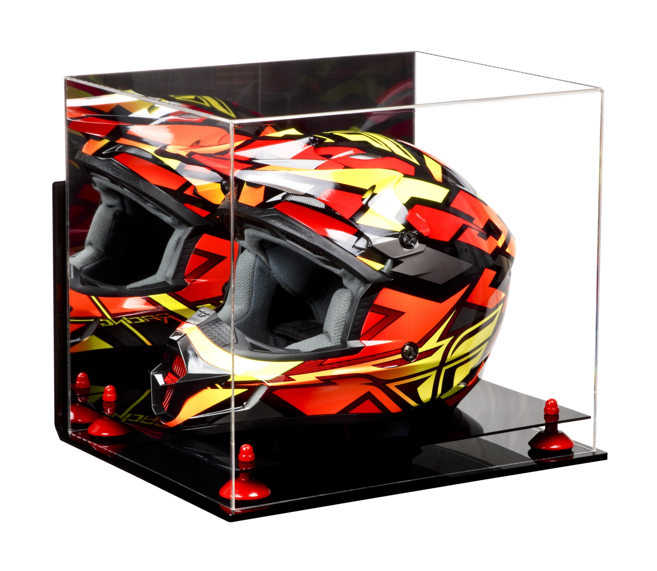 Deluxe Acrylic Motorcycle Motocross or Nascar Racing Helmet Display ...