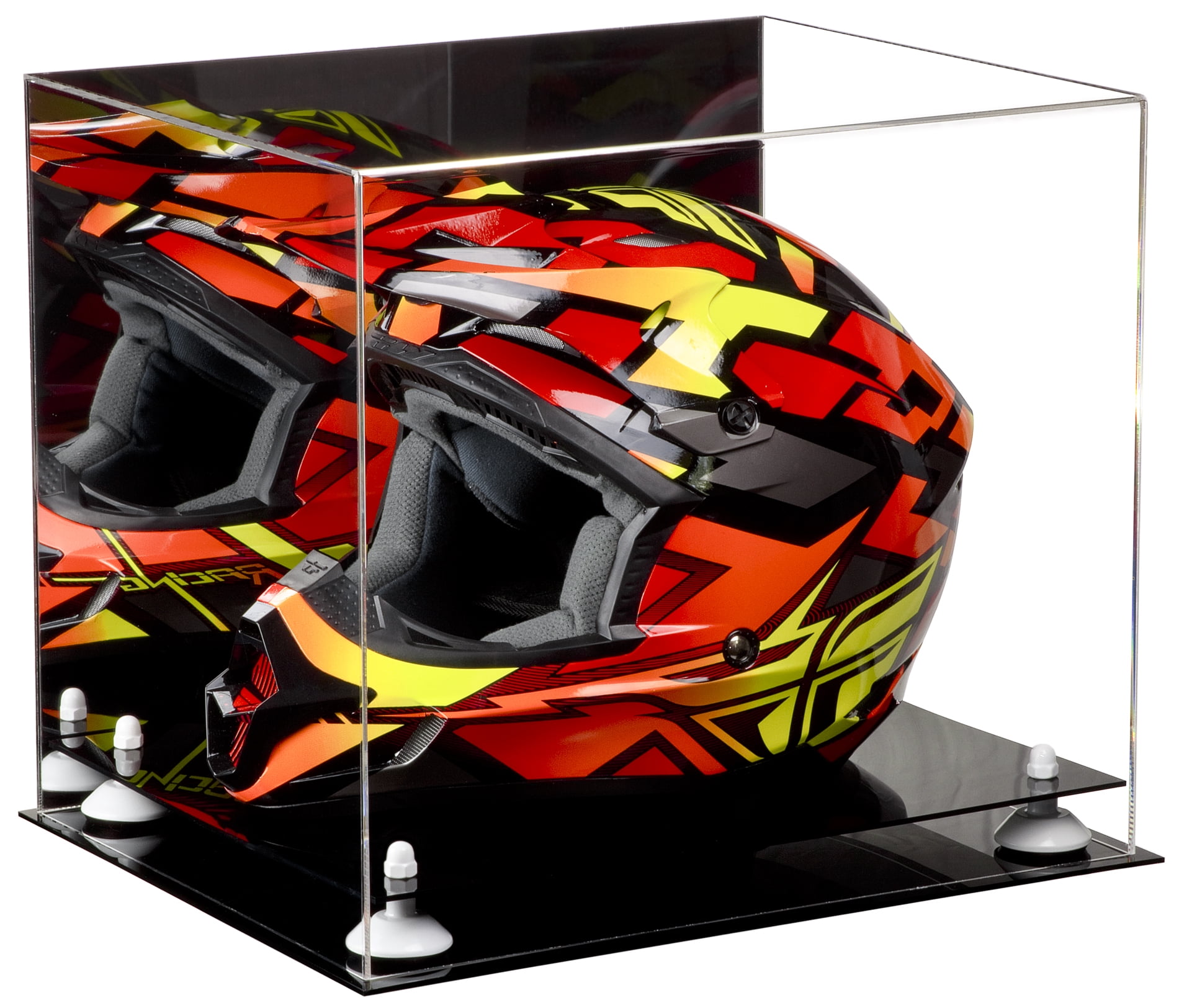 Deluxe Acrylic Motorcycle Motocross or Nascar Racing Helmet Display ...