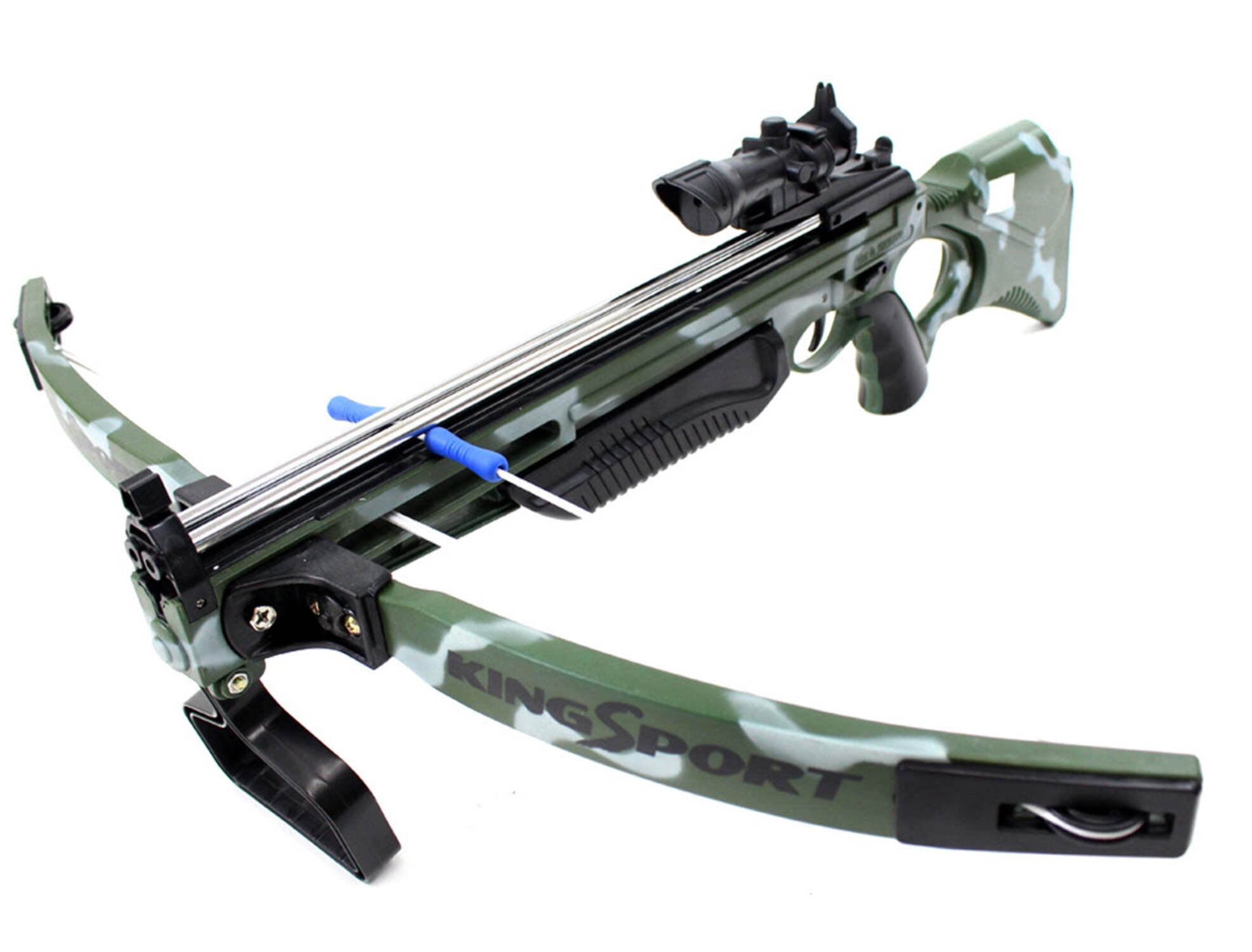 Deluxe Action Military Crossbow Set With Scope 30" PS881H Toy for Kid 8 ...