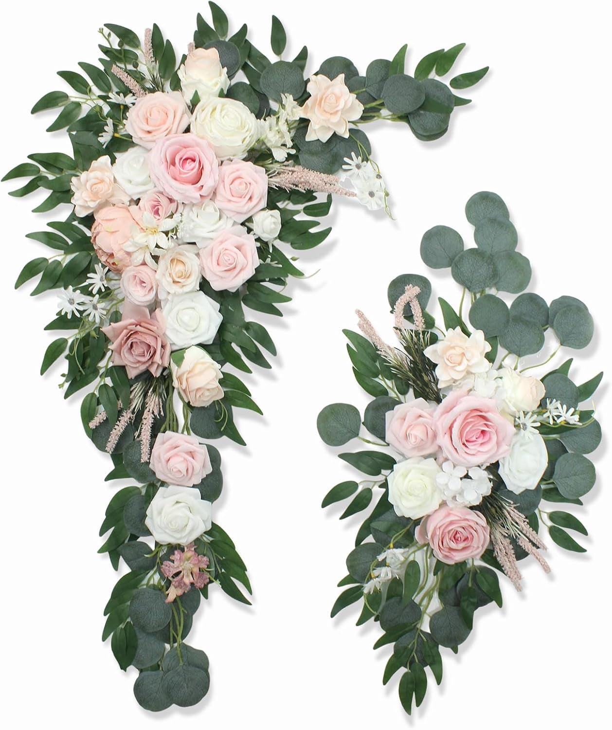 Deluxe Arch Flowers (Set of 2) Wedding Arch Draping, Decor Reception ...