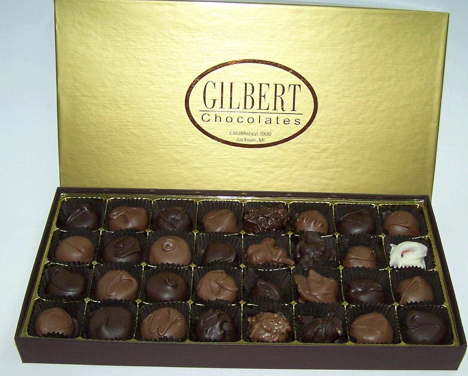 Deluxe Assortment - 1 pound assortment of our milk and dark chocolate ...