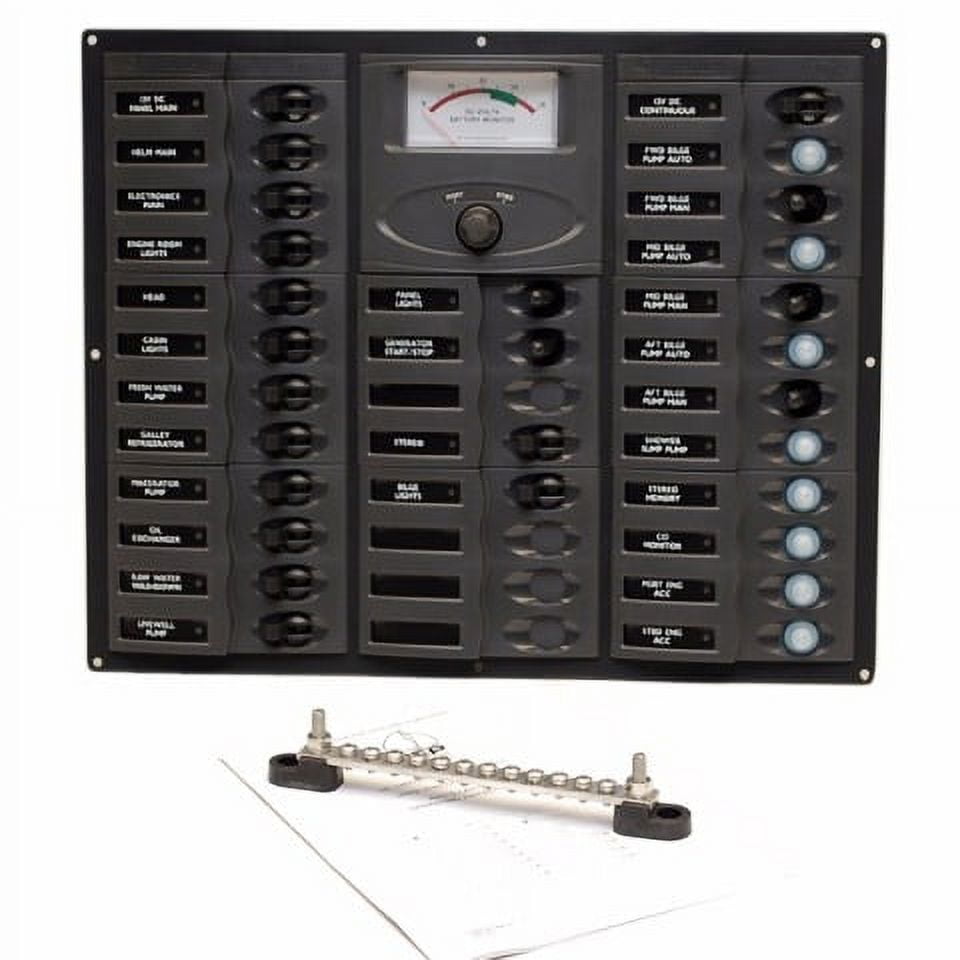Deluxe BEP Boat Breaker Switch Panel 81-146-0001-01 | 12 Volt - Walmart.com