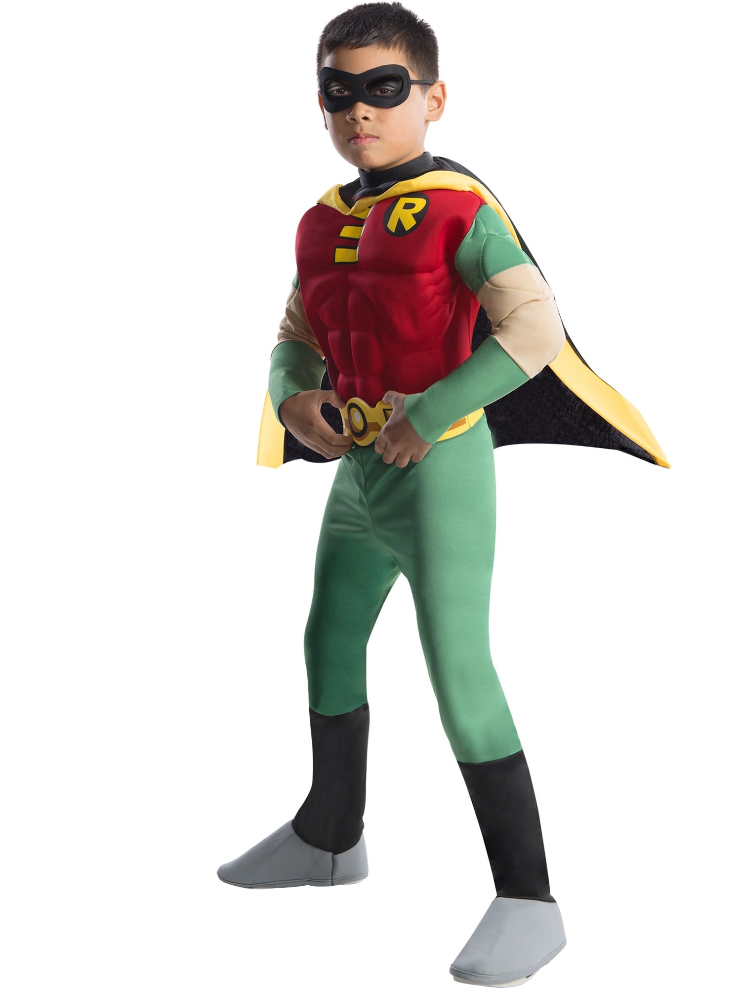 Deluxe Boys Muscle Chest Robin Costume for Halloween, Kids DC - Walmart.com