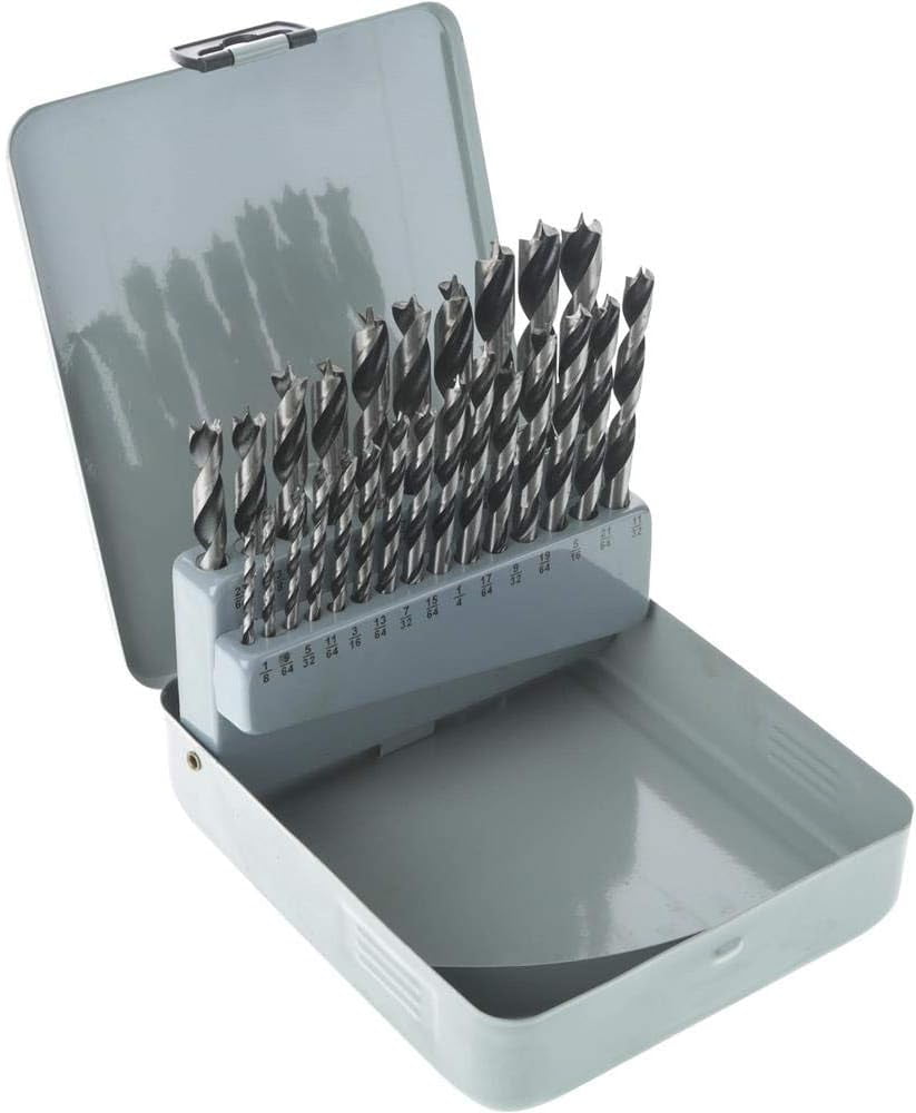 Deluxe Brad Point Bit Set D1034, 25-Piece - Walmart.com