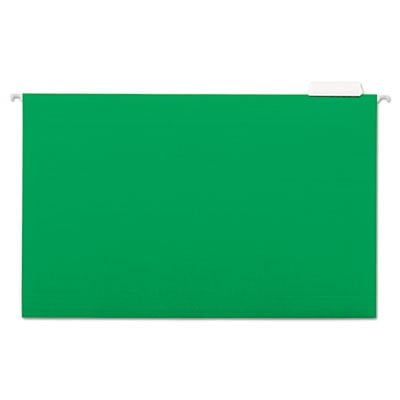 Deluxe Bright Color Hanging File Folders, Legal Size, 1/5-Cut Tab ...
