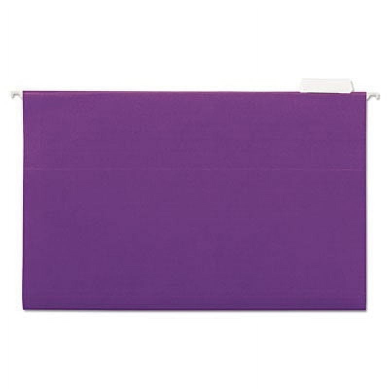 Deluxe Bright Color Hanging File Folders, Legal Size, 1/5-Cut Tab ...