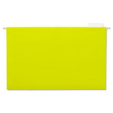 Deluxe Bright Color Hanging File Folders, Legal Size, 1/5-Cut Tab ...
