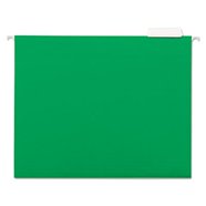 TRU RED Assorted Colored Hanging File Folders, 5 Tab, Letter Size, 25 ...