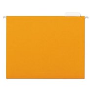 Staples Colorful Office Supplies: Yellow Hanging File Folders, 5-Tab ...