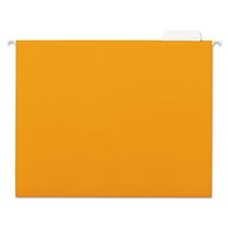 Staples Colorful Office Supplies: Yellow Hanging File Folders, 5-Tab ...