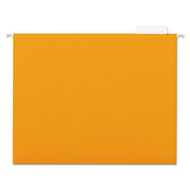 Staples Colorful Office Supplies: Yellow Hanging File Folders, 5-Tab ...