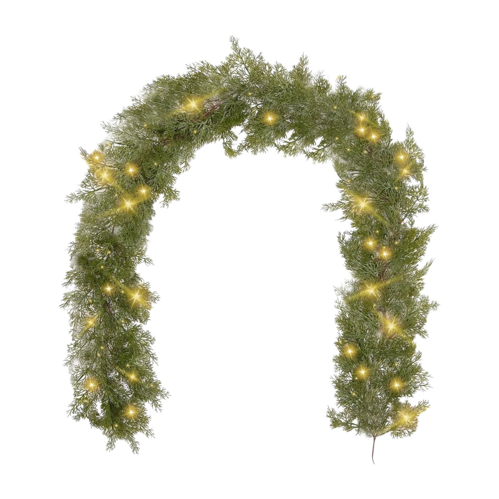 Deluxe Cedar Garland Christmas Garland Upgrade Realistic Artificial Garland Faux Garland With ...