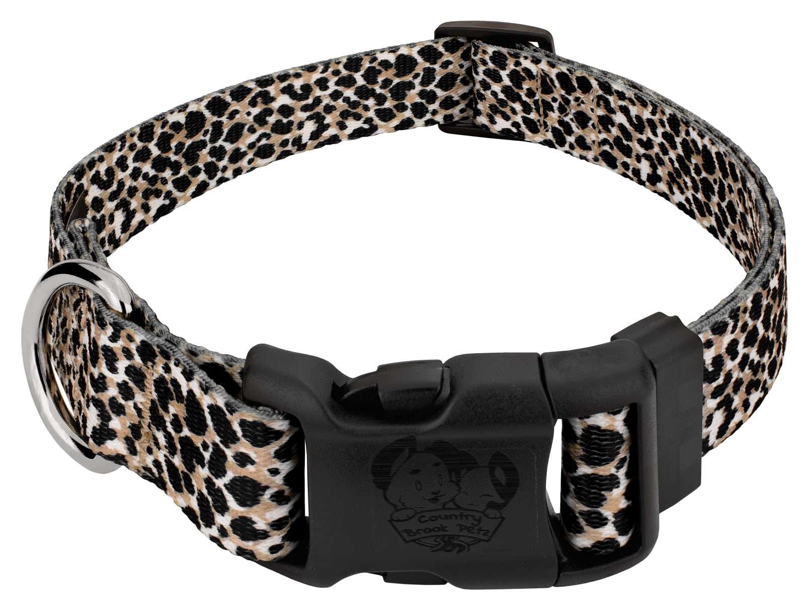 Country Brook Petz® Cheetah Everyday Dog Collar - Made in the U.S.A ...