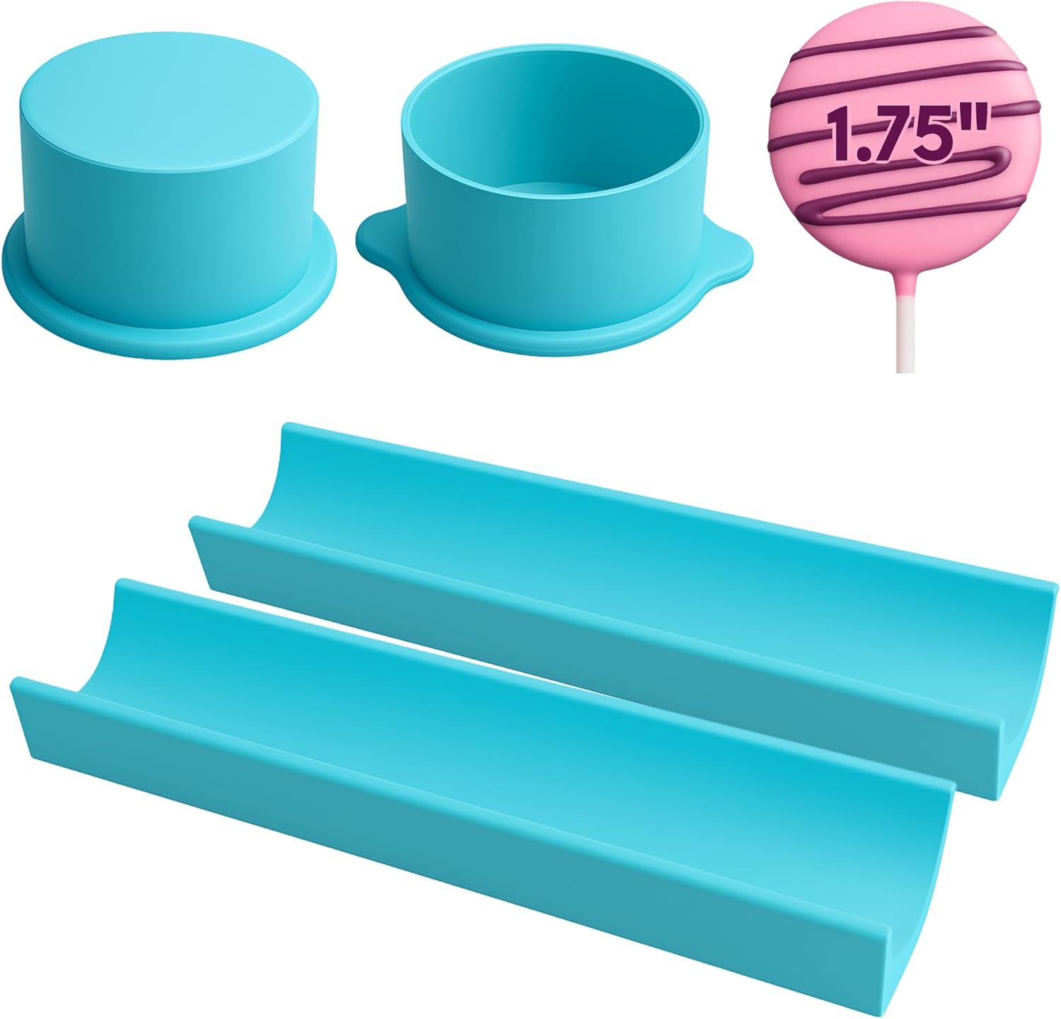 Deluxe Circle Cake Pop Mold Set with two 9in Trays - Easy Cake Pop ...