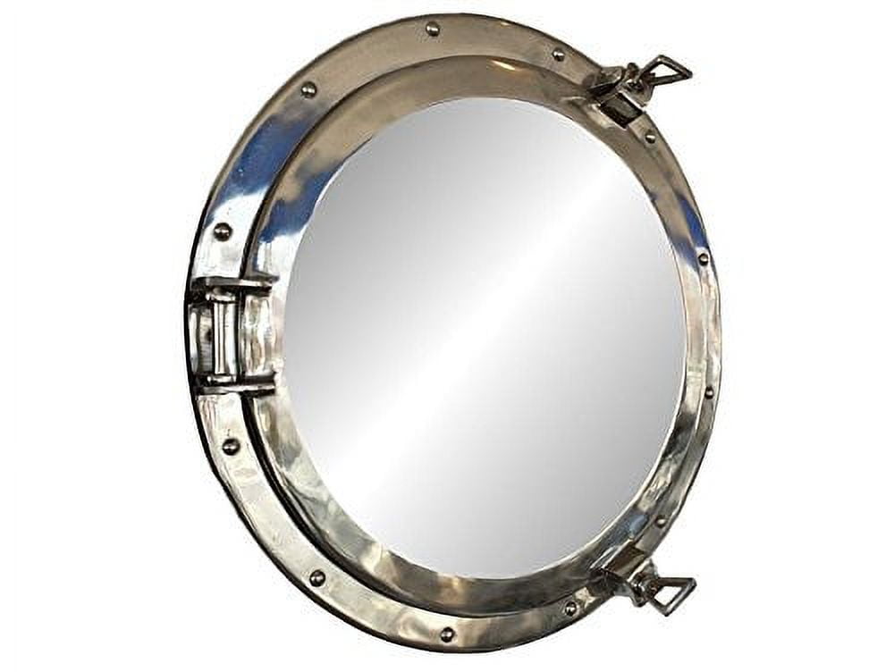 Deluxe Class Chrome Porthole Mirror 20" - Chrome Porthole Mirror ...