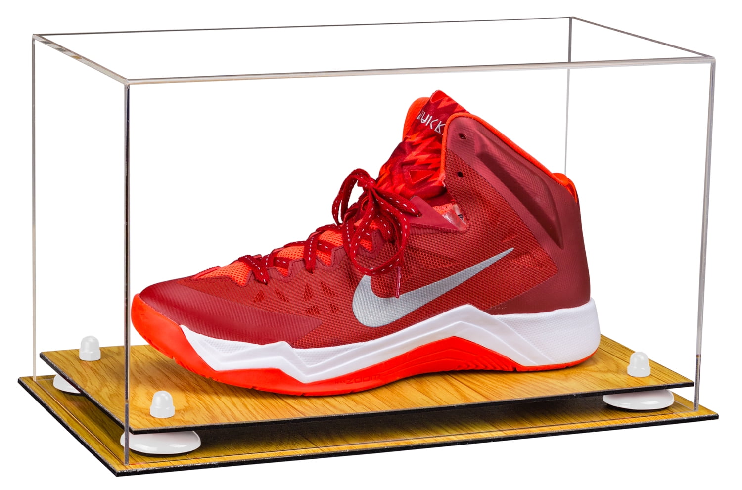Deluxe Clear Acrylic Large Shoe Display Case for Basketball Shoe Soccer ...