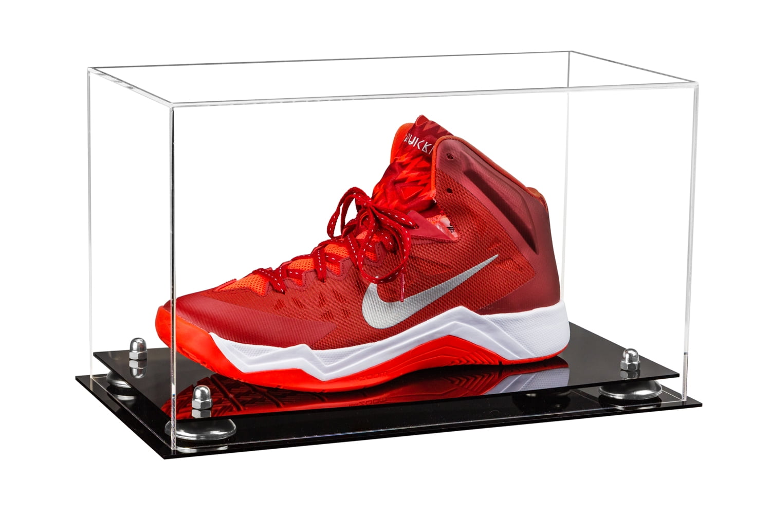 Deluxe Clear Acrylic Large Shoe Display Case for Basketball Shoes ...