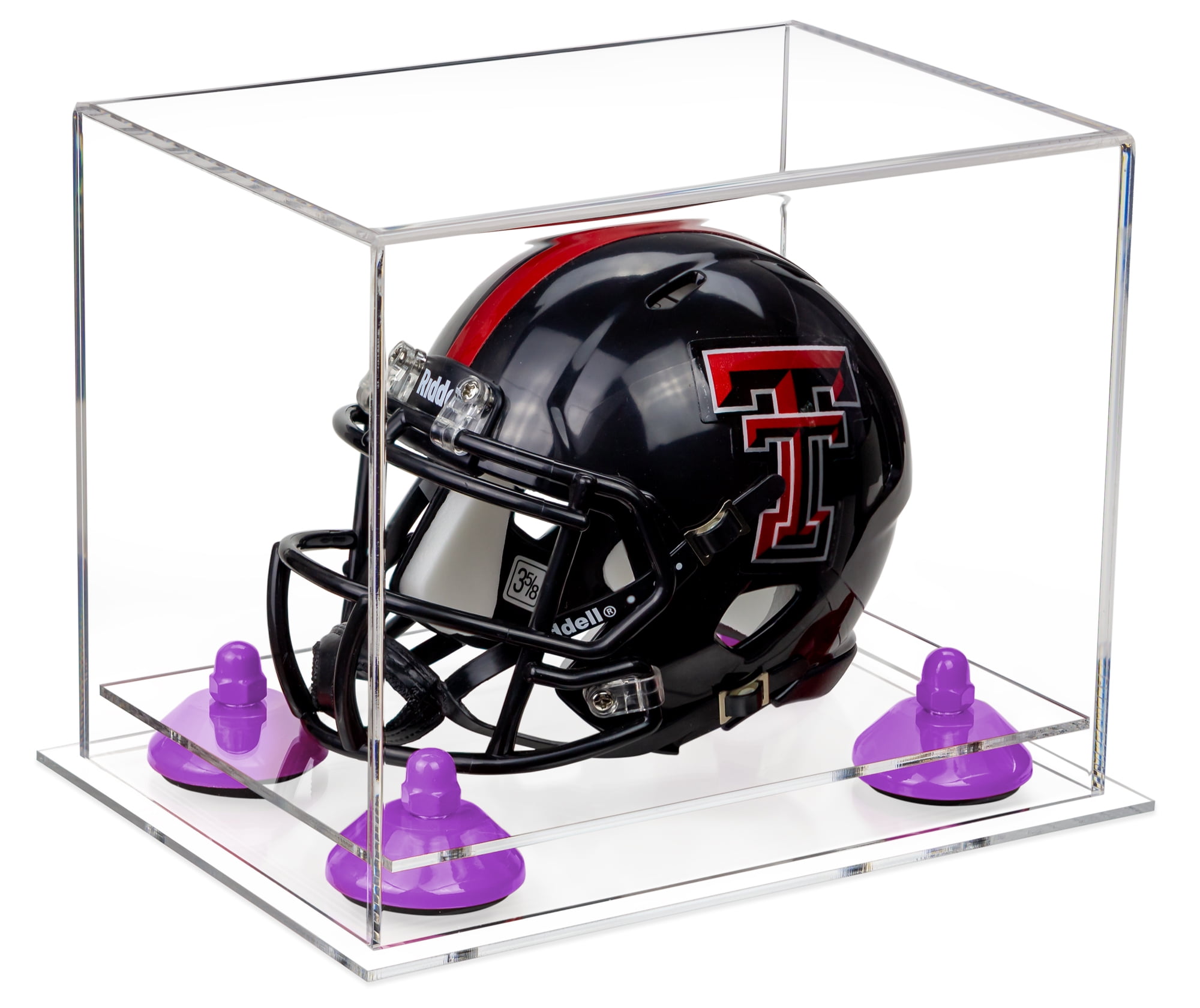 Deluxe Clear Acrylic Mini Football Helmet Display Case (not Full Size ...