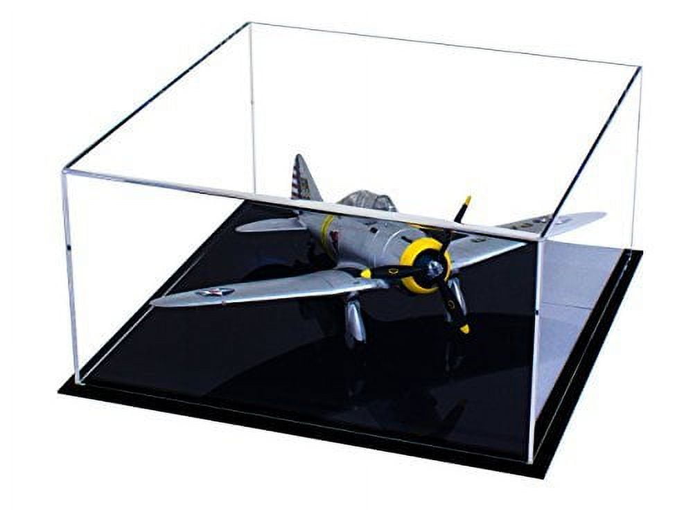 Deluxe Clear Acrylic Model Plane Display Case (A030) - Walmart.com