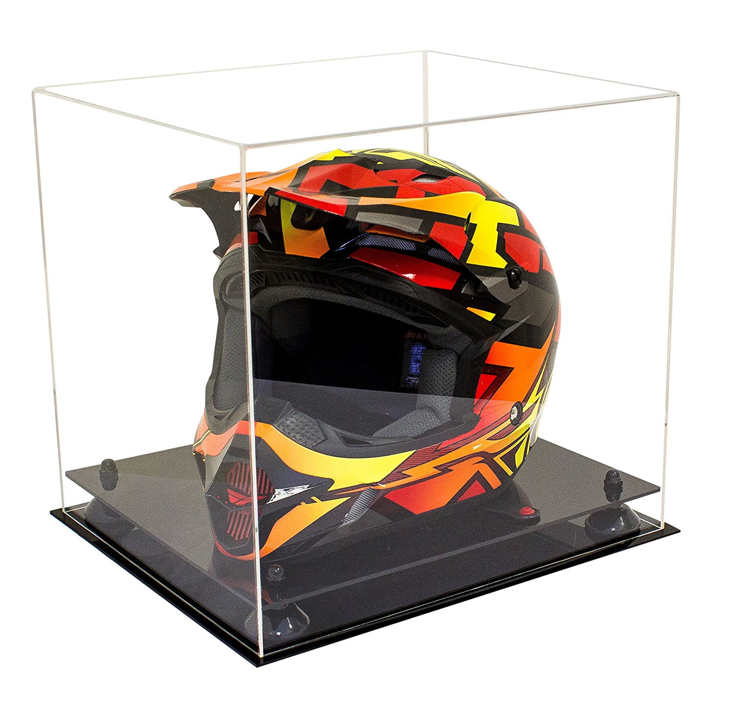 Deluxe Clear Acrylic Motorcycle Motocross or Nascar Racing Helmet ...