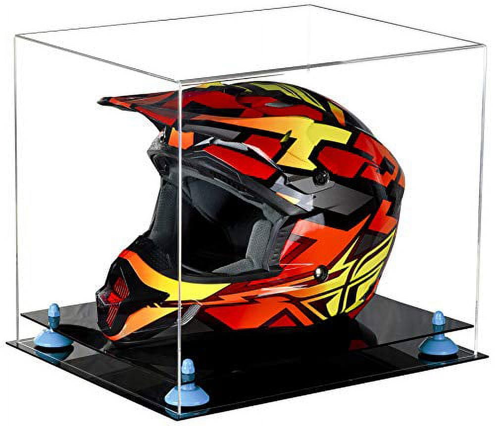 Deluxe Clear Acrylic Motorcycle Motocross or Nascar Racing Helmet ...