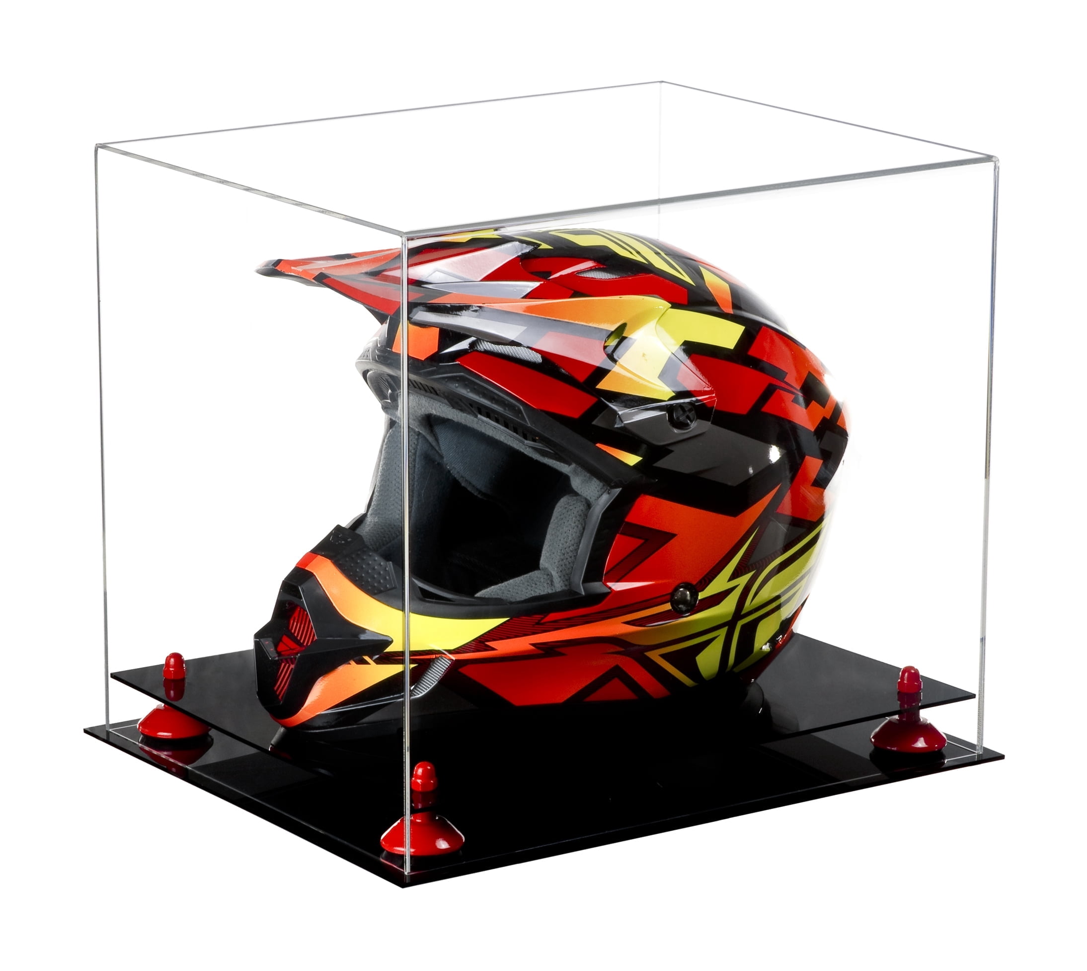 Deluxe Clear Acrylic Motorcycle Motocross or Nascar Racing Helmet ...
