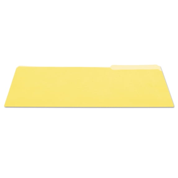 Deluxe Colored Top Tab File Folders, 1/3-Cut Tabs, Legal Size ...