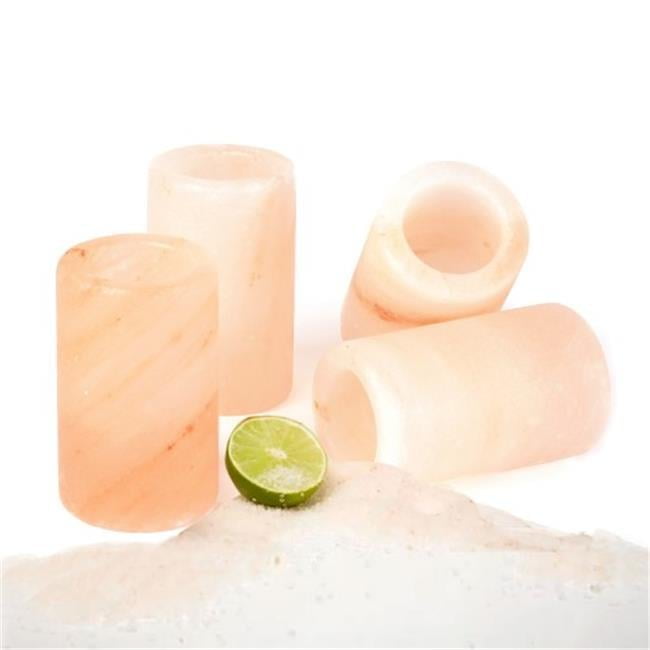 Deluxe Comfort Himalayan Rock Salt Natural Crystal Shot Glass, 3.2 ...