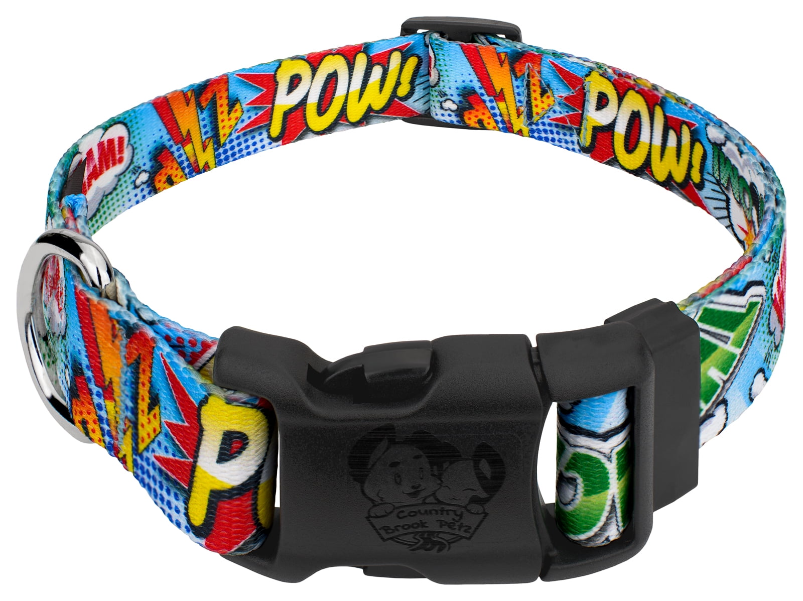 Country Brook Petz® Deluxe Comic Pop Dog Collar - Made in the U.S.A ...