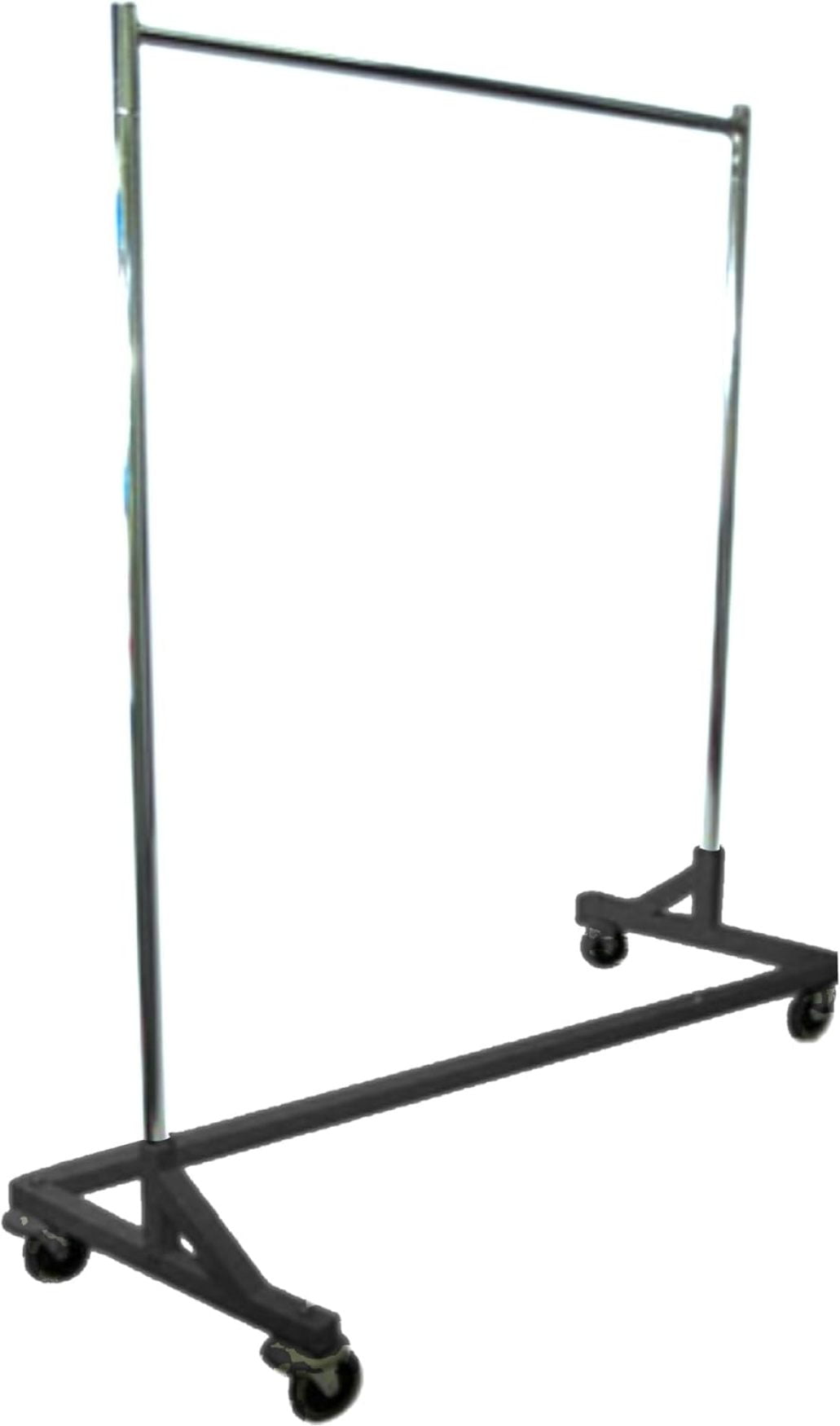 Deluxe Commercial Grade Rolling Z Rack Garment Rack with Nesting Base ...