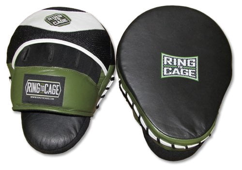 Deluxe Curved Punch Mitts - Professional Mitts for Boxing, Muay Thai ...
