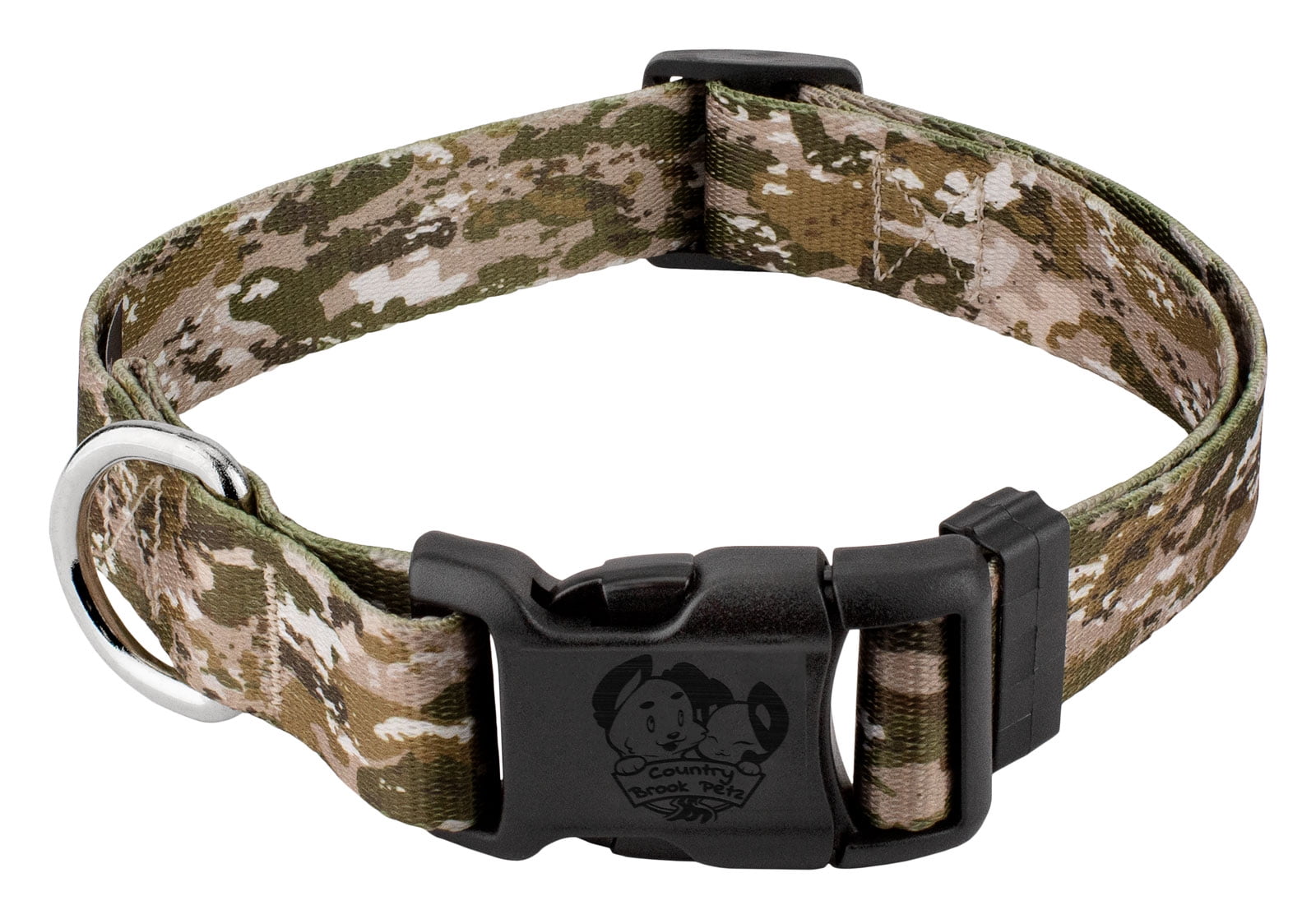 Country Brook Petz® Deluxe Desert Viper Camo Dog Collar - Made in U.S.A ...