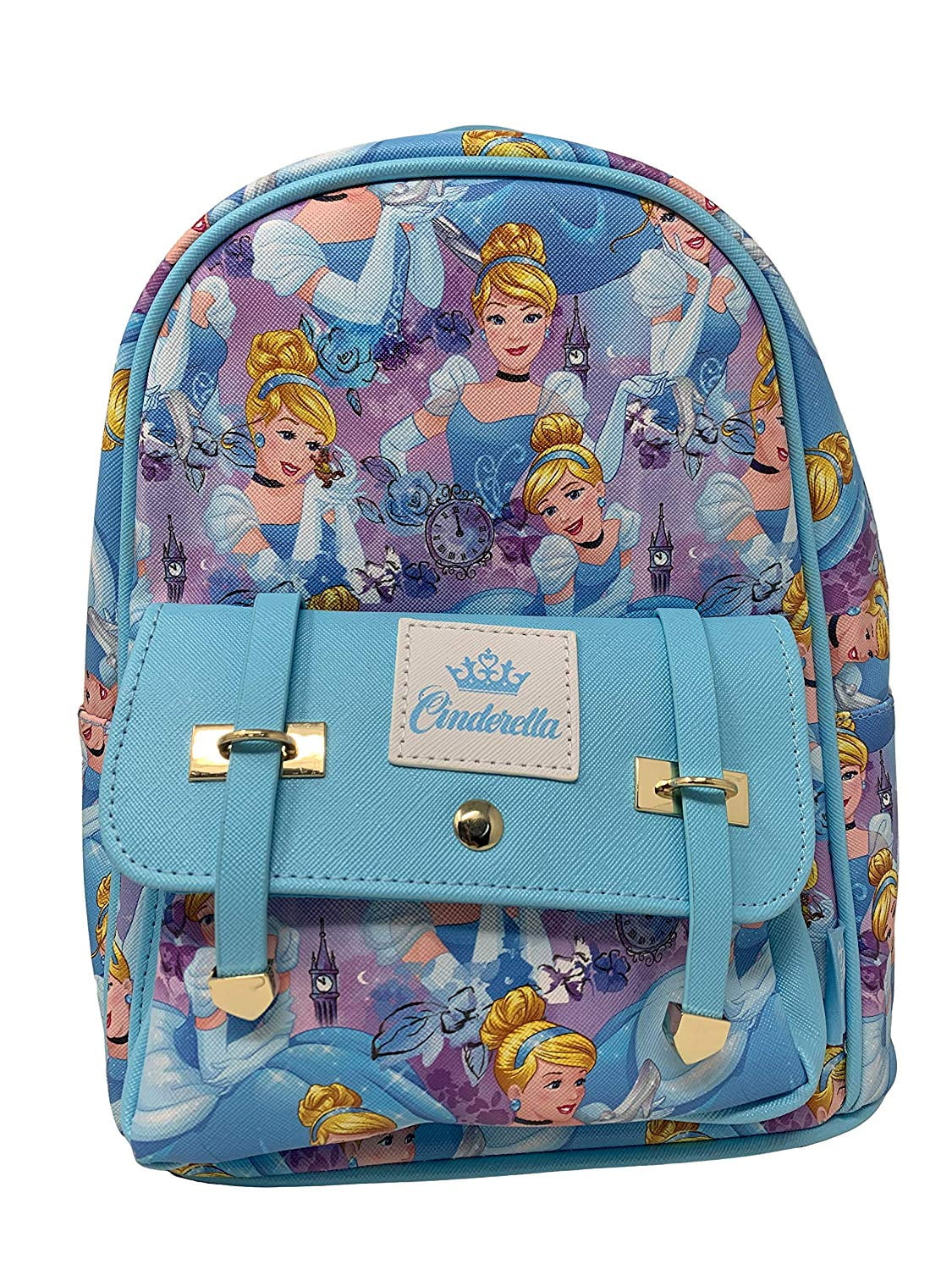 Deluxe Disney Princess Cinderella 11" Faux Leather Mini Backpack ...