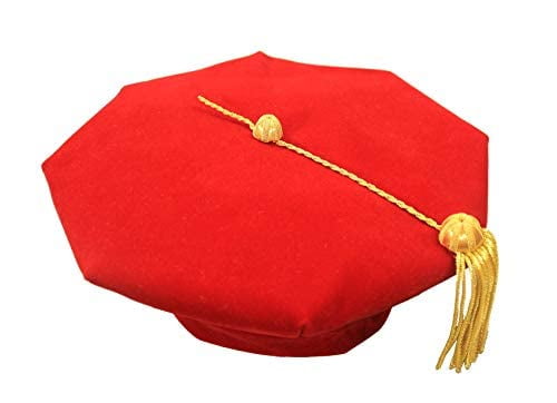 Deluxe Doctoral Graduation Tam with Gold Bullion Tassel for Higher ...