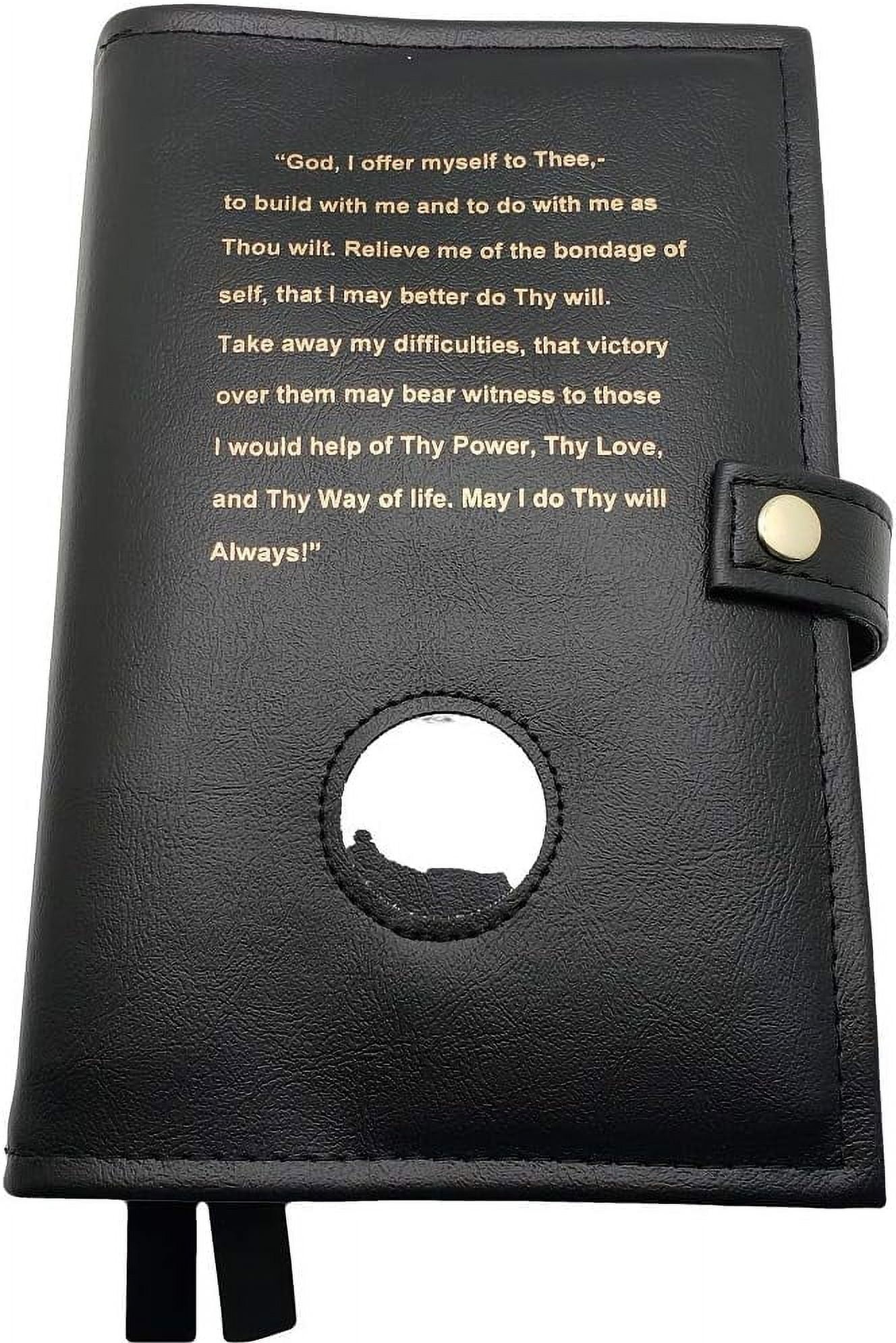 Deluxe Double Alcoholics Anonymous AA Black Big Book & 12 Steps & 12 ...