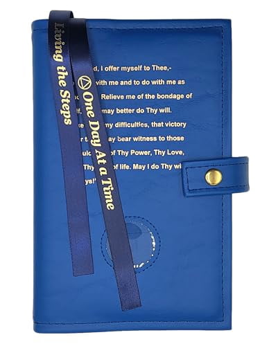 Deluxe Double Alcoholics Anonymous AA Navy Blue Big Book & 12 Steps ...