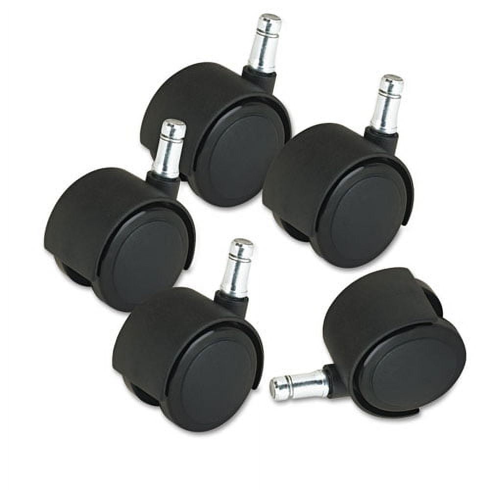 Deluxe Duet Casters, Nylon, B And K Stems, 110 Lbs/caster, 5/set ...