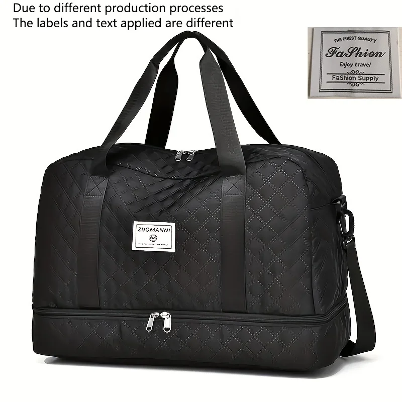 Deluxe Duffel Bag - Stylish and durable with waterproof divider, wet ...