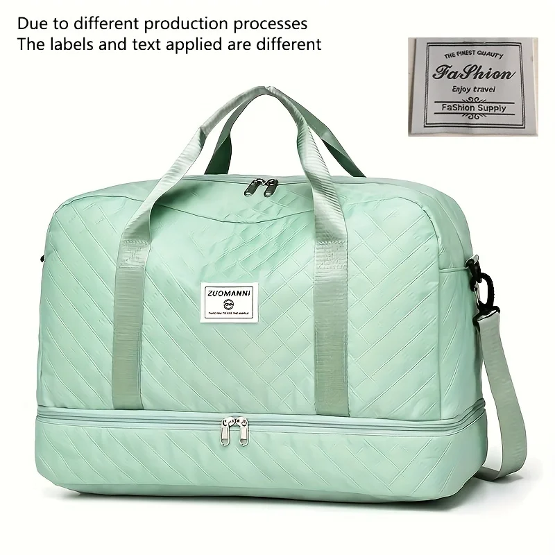 Deluxe Duffel Bag - Stylish and durable with waterproof divider, wet ...
